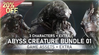 Abyss Creature Bundle 01 - Game Assets + Extra - Unreal Engine Asset