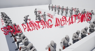 Spray Painting Animations - Unreal Engine Asset
