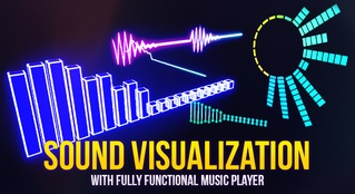 Sound Visualization With Music Player UI - Unreal Engine Asset