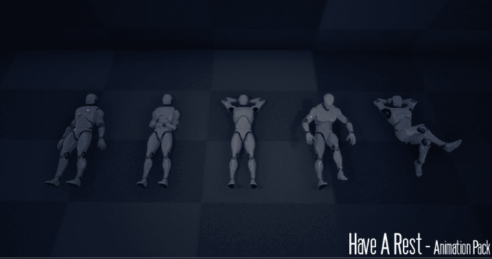 Have A Rest - Laying Down Animation Pack - Unreal Engine Asset