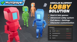 Multiplayer Blueprint Lobby Solution - Template - By Kekdot - Unreal Engine Asset