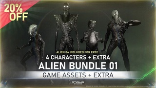 Alien Bundle 01 - Game Assets + Extra - Unreal Engine Asset